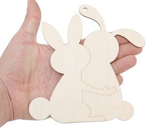 Laser cut rabbit | Etsy