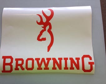 Browning decal | Etsy