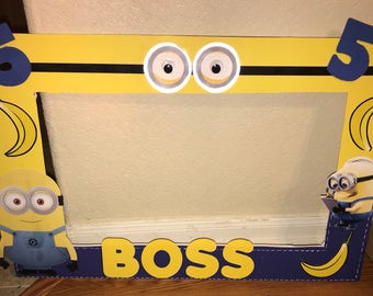Minion photo frame | Etsy
