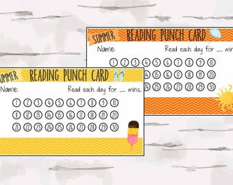 PDF: Good Behavior Punch Card Reward Card for Kids