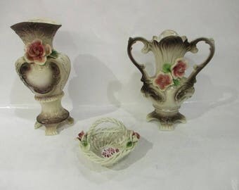 Capodimonte vase | Etsy