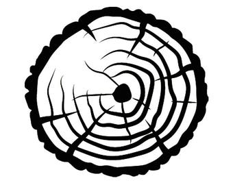 Tree trunk slices | Etsy