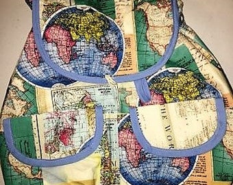 Map backpack | Etsy