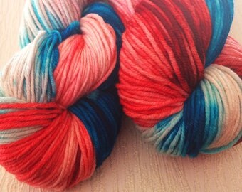 Red white blue yarn | Etsy