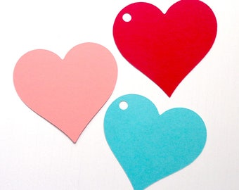 Heart Tags Heart Shaped Paper Tags Heart Gift Tags