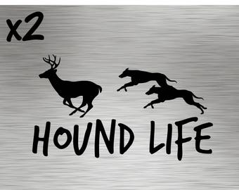 Hunting dog sticker | Etsy