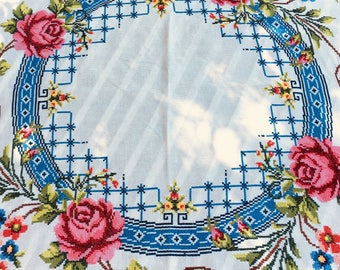 Vintage tablecloths | Etsy
