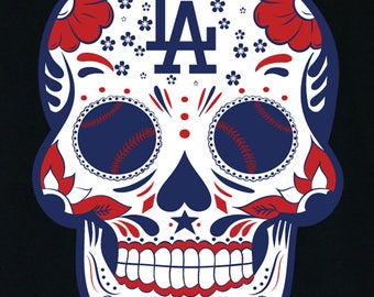 Dodger skull | Etsy
