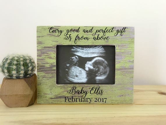 Items similar to Personalized Baby Frame Nursery decor Pregnancy Frame ...