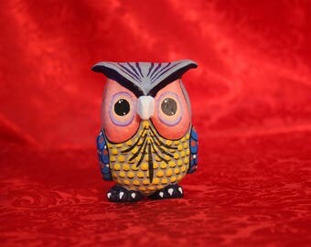 Paper mache owl | Etsy