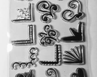 Corner stamps | Etsy