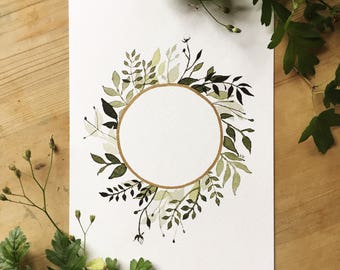Harmony Wreath Print