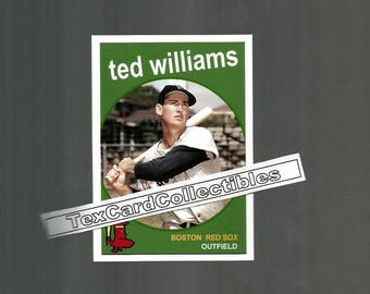 Ted williams | Etsy