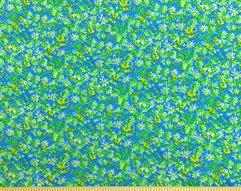 Blue print fabric | Etsy