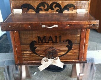 Wooden mailbox | Etsy