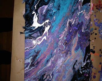 PDF tutorial seed beads bracelet Purple waves_ easy beading_