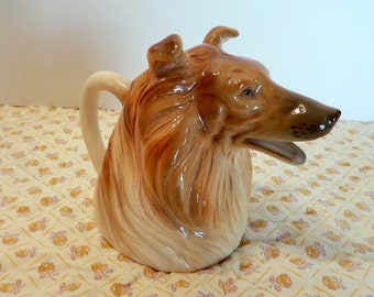 Ceramic collie | Etsy