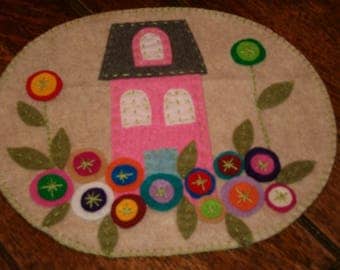 Flower Candle Mat Pattern