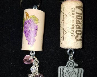 Cork keychain | Etsy