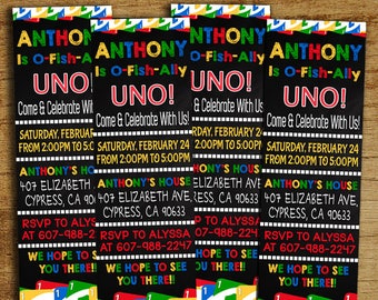 Uno invitation | Etsy