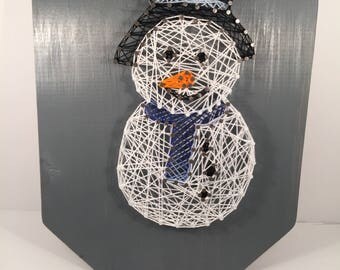 Snowman string art | Etsy