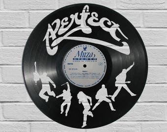 Vinyl record art | Etsy