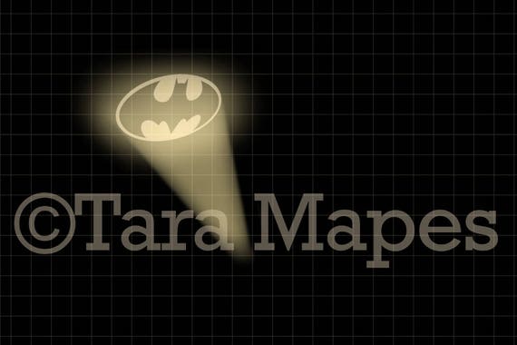 Batman Signal Overlay for Digital Backgrounds SYMBOL ONLY