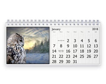 Owl calendar | Etsy