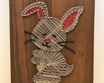 Bunny string art | Etsy