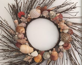 Seashell wreath | Etsy