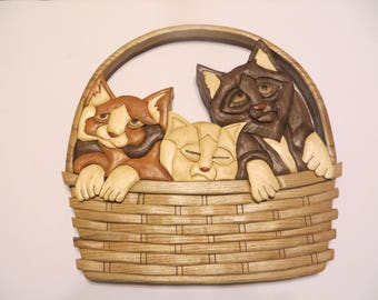 Wood intarsia | Etsy