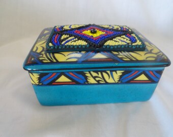 Pottery trinket box | Etsy