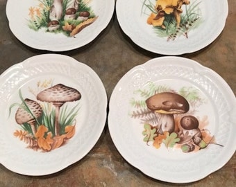 Mushroom plates | Etsy