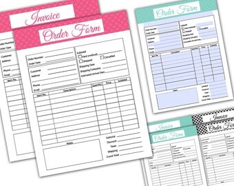Direct Sales Order Invoice Form Direct Sales Planner