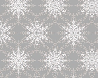 Snowflake fabric | Etsy