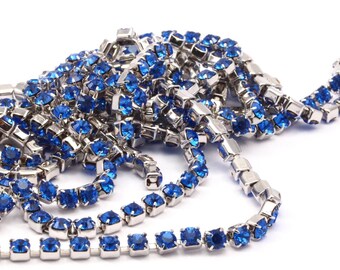 Rhinestone chain | Etsy