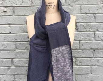 Upcycled scarf | Etsy