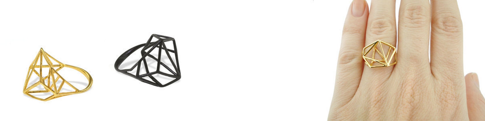 The destination for unique Geometric Jewelry Design by osnatharnoy