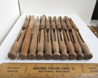 Vintage clothes pins | Etsy