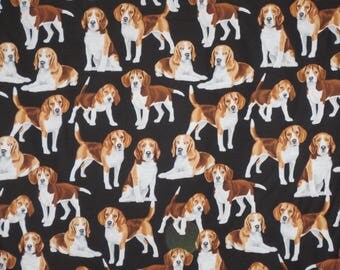 Beagle fabric | Etsy