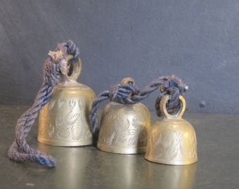 India brass bells | Etsy