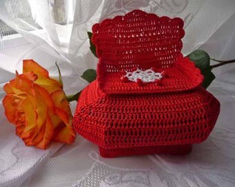 Crochet jewelry box | Etsy