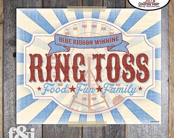 DIY Printable Vintage County Fair Game Sign