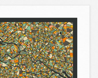 Berlin map | Etsy