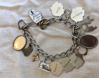 Vintage Charm Bracelets | Etsy