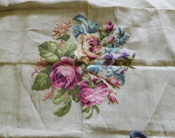 Vintage needlepoint | Etsy