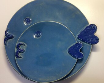 Fish plates | Etsy