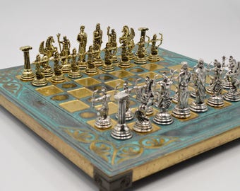 Greek chess set | Etsy