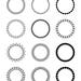 12 Circle Frames Clipart Monogram Frame SVG Round Frame