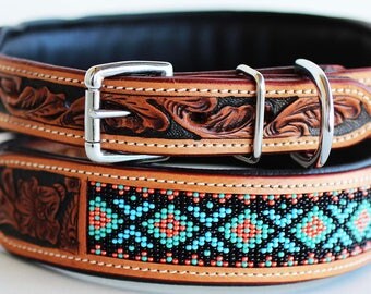 Western dog collar | Etsy